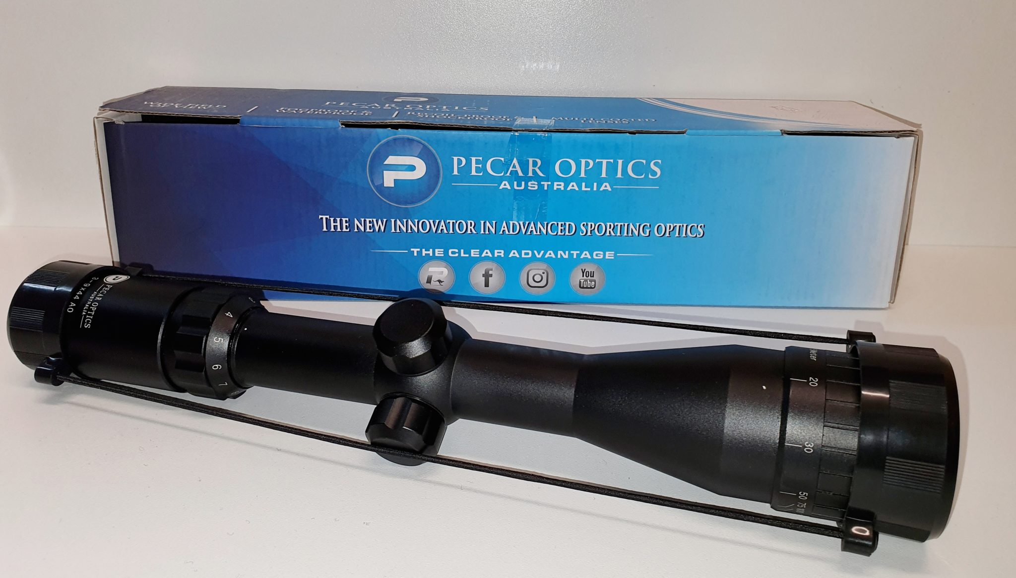 Pecar Optics 3-9x44 Scope - HVTM